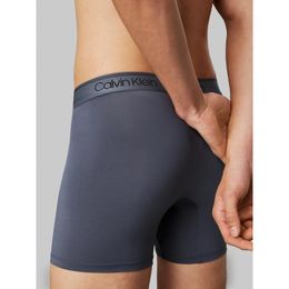 Calvin Klein Underwear Herren Boxer &raquo;BOXER BRIEF 3PK&laquo; Packung, 3er-Pack, mit l&auml;ngerem Bein & Logo-Elastikbund schwarz S (48)