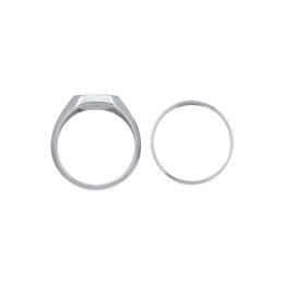 Kuzzoi Herren Ring-Set &raquo; Siegelring Bandring Set 925 Silber&laquo; silber