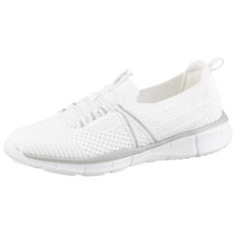 Aniston Shoes Damen Aniston SHOES Slip-On Sneaker , Freizeitschuh, Halbschuh, Schn&uuml;rschuh - NEUE KOLLEKTION wei&szlig; 42