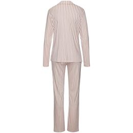 s.Oliver Damen s.Oliver Pyjama Set, 2 tlg. im klassischen Stil rosa 44/46
