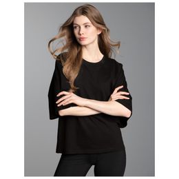 TRIGEMA Damen T-Shirt &raquo;TRIGEMA Oversized T-Shirt mit weiten &Auml;rmeln&laquo; 1 Stk. schwarz S