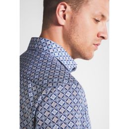 Eterna Herren Langarmhemd &raquo;SLIM FIT&laquo; EASY IRON (b&uuml;gelleicht) blau 43, Normalgr&ouml;&szlig;en