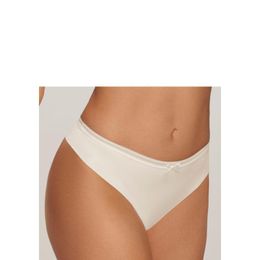 s.Oliver Damen s.Oliver String SEAMLESS mit nahtloser Verarbeitung und h&uuml;bscher Spitzenborte beige 36/38