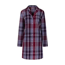 Triumph Damen Nachthemd &raquo;Boyfriend NDW X Checks&laquo; 1 Stk. tlg. Ohne Taschen bequem und stilvoll rot 40, N-Gr