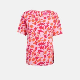 LIEBLINGSST&Uuml;CK Lieblingsst&uuml;ck Damen Schlupfbluse mit Allover Print rosa 36