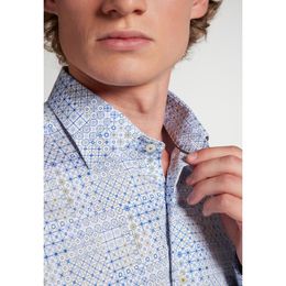 Eterna Herren Langarmhemd &raquo;SLIM FIT&laquo; EASY IRON (b&uuml;gelleicht) blau 40, Normalgr&ouml;&szlig;en