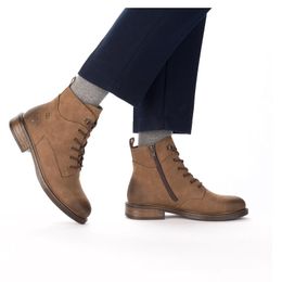 Rieker Damen Schn&uuml;rstiefelette Schn&uuml;rboots, Casual-Boots in aktueller Used-Optik 38