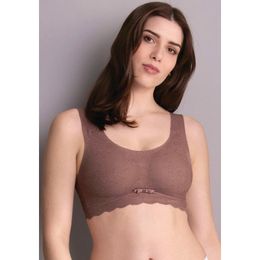 Anita Since 1886 Damen Anita since 1886 Bralette &raquo;Essential Lace&laquo; mit Spitze, herausnehmbare Schaumcups, feminin, atmungsaktiv lila S, N-Gr
