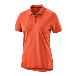 Gonso Damen Radtrikot &raquo;Essential Poloshirt W&laquo; Damen Radshirt, Polo-Shirt mit Spitzkragen, mit R&uuml;ckentasche rot 36