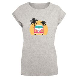 Merchcode T-Shirt &raquo;Damen Ladies Summer - Van T-Shirt&laquo; 1 Stk. heathergrey XXL XXL Vielseitige T-Shirts f&uuml;r jeden Anlass