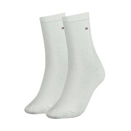 Tommy Hilfiger Damen Socken &raquo;TH WOMEN SOCK CASUAL 2P&laquo; 2 Paar, 2 Stk. tlg. mit flacher Zehennaht wei&szlig; 35-38