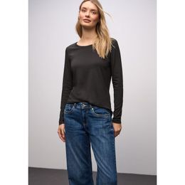 Street One Damen Street One Rundhalsshirt unifarben 42
