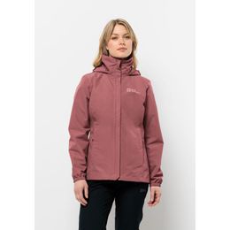 Jack Wolfskin Outdoorjacke &raquo;STORMY POINT 2L JKT W&laquo; mitKapuze red-ochre XL (46) XL (46) Leicht