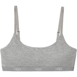 UGG Australia Ugg Damen UGG Bralette &raquo;Estella Bralette&laquo; Satinband mit Markenlogo grau XXL, N-Gr