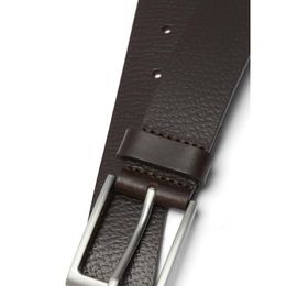 Jack & Jones Jack & Jones Herren Lederg&uuml;rtel &raquo;JACSTOCKHOLM LEATHER BELT NOOS&laquo; schwarz