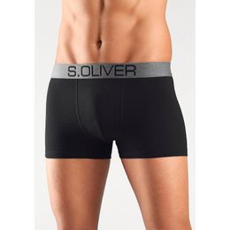 s.Oliver Herren s.Oliver Boxer &raquo;Boxershorts f&uuml;r Herren&laquo; Packung, 4 Stk. mit kontrastfarbenem Webbund bunt S, 4 Stk.
