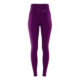 WINSHAPE Damen Leggings &raquo;Functional Comfort HWL117C&laquo; mit V-Shape Applikation und Core-Bund lila XS, Normalgr&ouml;&szlig;en