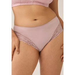 Naturana Damen Hipster &raquo;The Friday&laquo; mit Spitze, feminin, eng, bequem, elastisch, h&uuml;fthoch geschnitten pink 44