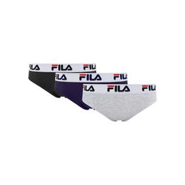 Fila Damen Brasilslip &raquo;WOMAN BRAZILIAN SLIP&laquo; 3er Pack, mit elastischem Logobund blau M
