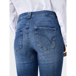 Only Damen Only Skinny-fit-Jeans &raquo;ONLRUSH MID WAIST SK REP DNM MAS&laquo; blau XS (34), L&auml;nge 32