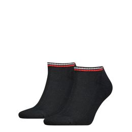 Tommy Hilfiger Damen Sneakersocken &raquo;TH UNI TJ SNEAKER 2P ICONIC&laquo; 2 Paar schwarz 43-46