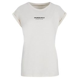 Merchcode Damen T-Shirt &raquo; Ladies Unlimited Skills Extended Shoulder Tee B&laquo; 1 Stk. XL