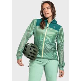 Sch&ouml;ffel Sch&ouml;ffel Damen Outdoorjacke &raquo;Hybrid Jkt Flow Trail L&laquo; mit Kapuze gr&uuml;n