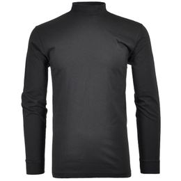 Ragman Herren Ragman Stehkragenshirt schwarz L