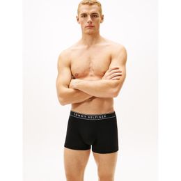 Tommy Hilfiger Underwear Herren Trunk &raquo;3P TRUNK DTM&laquo; Packung, 3er, 3 Stk. mit Logobund L (52), 3 Stk.