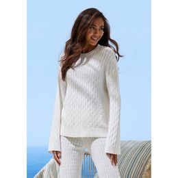 French Connection Damen Strickpullover mit Zopfmuster, Loungewear 32/34