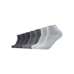 Camano Damen Kurzsocken &raquo;ca-soft&laquo; 7 Paar, 7 Stk. tlg. mit hohem Baumwollanteil grau 39-42