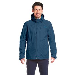 Maier Sports Herren Funktionsjacke &raquo;Metor M&laquo; mit Packaway Funktion blau 48