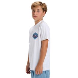 Quiksilver Jungen T-Shirt &raquo;Ev In Flames&laquo; wei&szlig; 12(148-156cm)