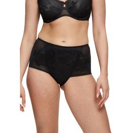 Triumph Damen Shapingslip &raquo;Wild Rose Sensation&laquo; flache formende Spitze, mittlerer Shape-Effekt, atmungsaktiv schwarz 42