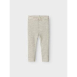name it Jungen Leggings &raquo;NBNWAX WOOL RIB LEGGING NOOS&laquo; silber 50, N-Gr