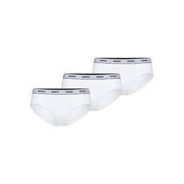 Hugo Underwear Damen HUGO Underwear Slip &raquo;TRIPLET BRIEF STRIPE&laquo; elastischer Bund mit Logo wei&szlig; L