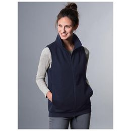 TRIGEMA Damen Steppweste &raquo;TRIGEMA Weste aus bequemem Sweat-Material&laquo; 1 Stk. blau M