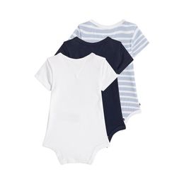 Tommy Hilfiger Jungen Kurzarmbody &raquo;3 PACK BODY SS GIFTBOX&laquo; Packung, 3er, 3 Stk. aus weicher Baumwollmischung blau 74, N-Gr