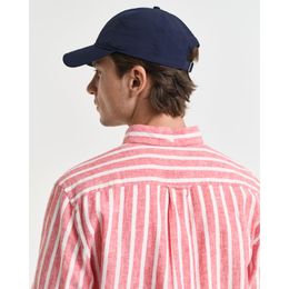 Gant Herren Langarmhemd &raquo;REG COTTON/LINEN STRIPED SHIRT&laquo; Streifen, luftig, Leinen rot 3XL, N-Gr