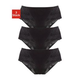 Petite Fleur Damen Petite Fleur Formslip 3er-Pack, aus elastischer Baumwoll-Qualit&auml;t schwarz 52/54
