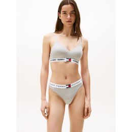 Tommy Hilfiger Underwear Damen Tanga &raquo;CLASSIC THONG&laquo; mit Logobund grau XS (34)
