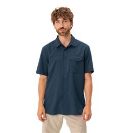 Vaude Damen Vaude Funktionshemd &raquo;MEN'S ROSEMOOR SHIRT II&laquo; mit kurzer &Auml;rmell&auml;nge, atmungsaktives und schnelltrocknendes Material blau L, N-Gr