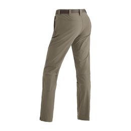 Maier Sports Damen Funktionshose &raquo;Inara slim&laquo; Herren Wanderhose, atmungsaktive Outdoor-Hose, 4 Taschen, Slim Fit beige 80, Langgr&ouml;&szlig;en