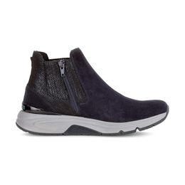 Gabor Rollingsoft Damen Chelseaboots Plateau, High Top-Sneaker, Schn&uuml;rschuh mit Grip-Profil 42