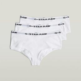 G-Star Raw G-Star Damen G-STAR Hipster Packung, 3 Stk. wei&szlig; XXL, 3 Stk.