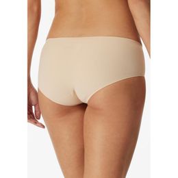 Schiesser Damen Panty &raquo;Invisible Soft&laquo; Microfaser, Lasercut-Abschl&uuml;sse beige 44