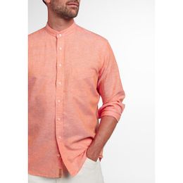 Eterna Herren Langarmhemd &raquo;MODERN FIT&laquo; EASY IRON (b&uuml;gelleicht) orange S, US-Gr&ouml;&szlig;en