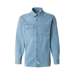 Levi's LEVI'S Hemd 'AUBURN WORKER' Herren Gr&ouml;&szlig;e S blue denim / wei&szlig;