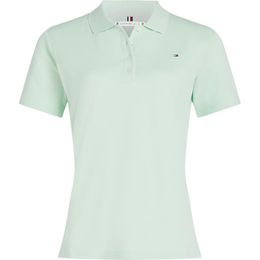 Tommy Hilfiger Damen Poloshirt &raquo;Regular Fit Pique Premium Polo&laquo; Baumwollmischung, regular fit gr&uuml;n XS (34)