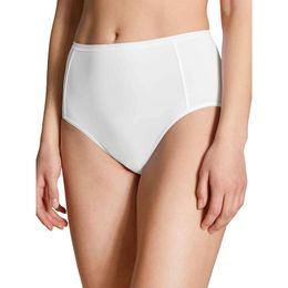 Calida Damen Calida High-Waist-Slip &raquo;Eco Sense&laquo; schnelltrocknend, pflegeleicht, weich, Single Jersey, leicht wei&szlig; L (48/50)